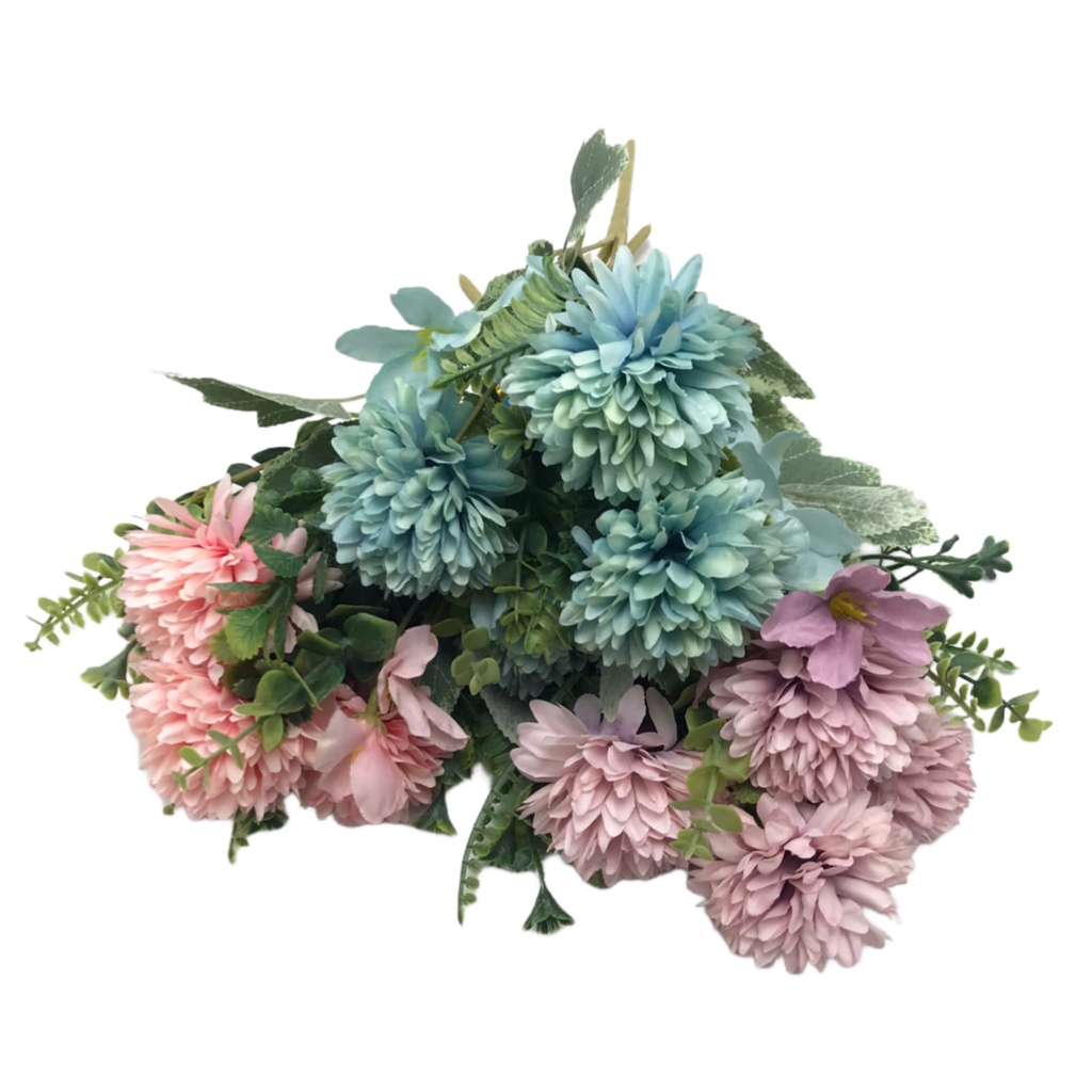 Jual Bunga Hydrangea Pastel Artificial Panjang 29 cm/ Bunga Palsu ...