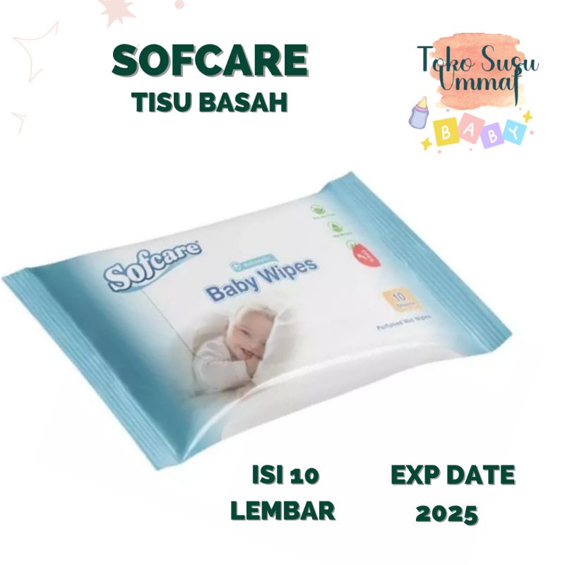 Jual SOFCARE Baby Wipes Tisu Basah Sofcare Perfume isi 10 Pcs | Shopee ...