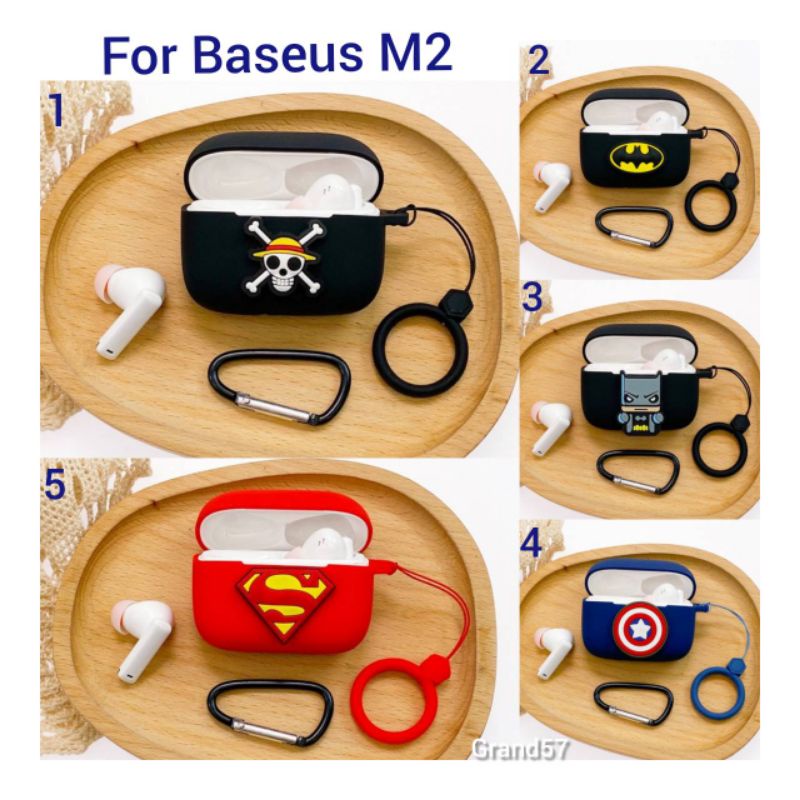 Jual Case Baseus M2 Casing Baseus Bowie M2 Silicone Silicon Motif TWS ...