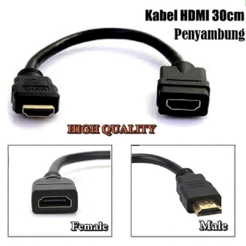 Jual Star Sambungan Kabel HDMI Male to HDMIFemale Cable Extension /M To ... Jual Star Sambungan Kabel HDMI Male to HDMIFemale Cable Extension /M To ...