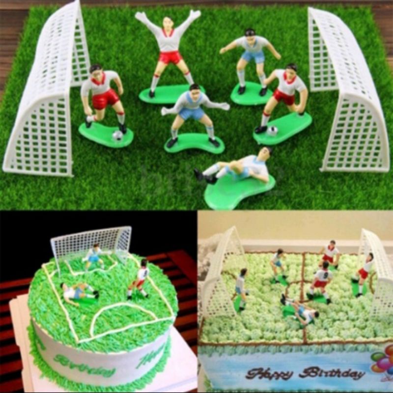 Jual Topper Sepak Bola, Hiasan Kue Tema Sepak Bola, Set, Mainan Sepak ...