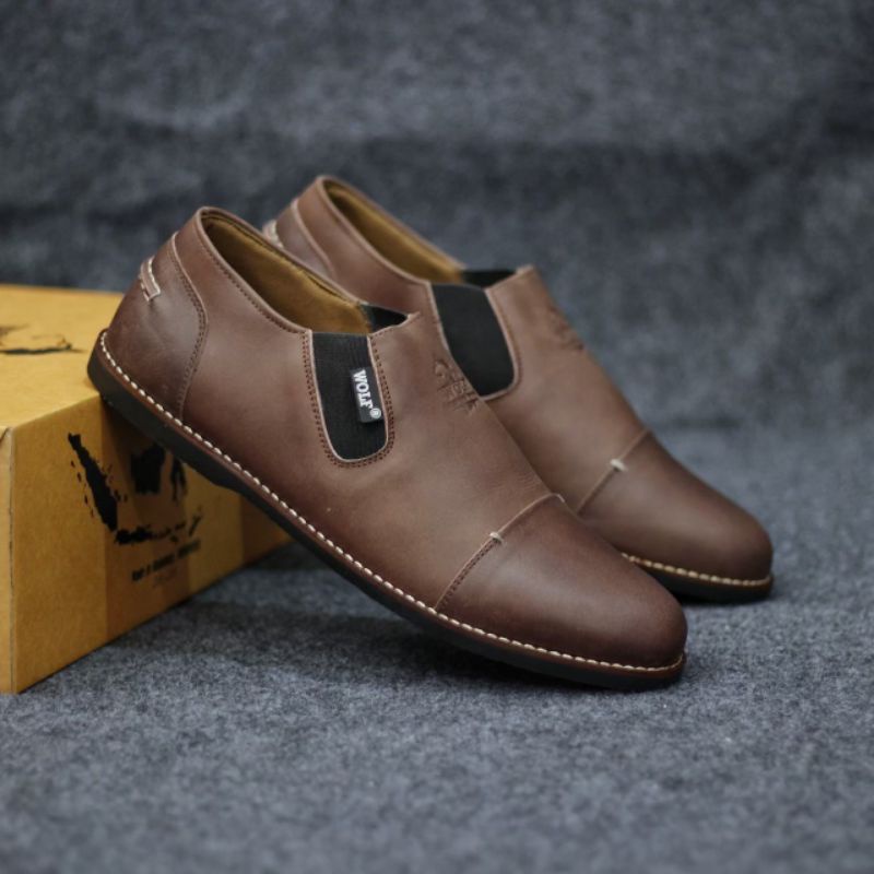 Jual SULTAN FOOTWEAR BIG SIZE 44 45 46 | Sepatu Slop Formal Slip On ...