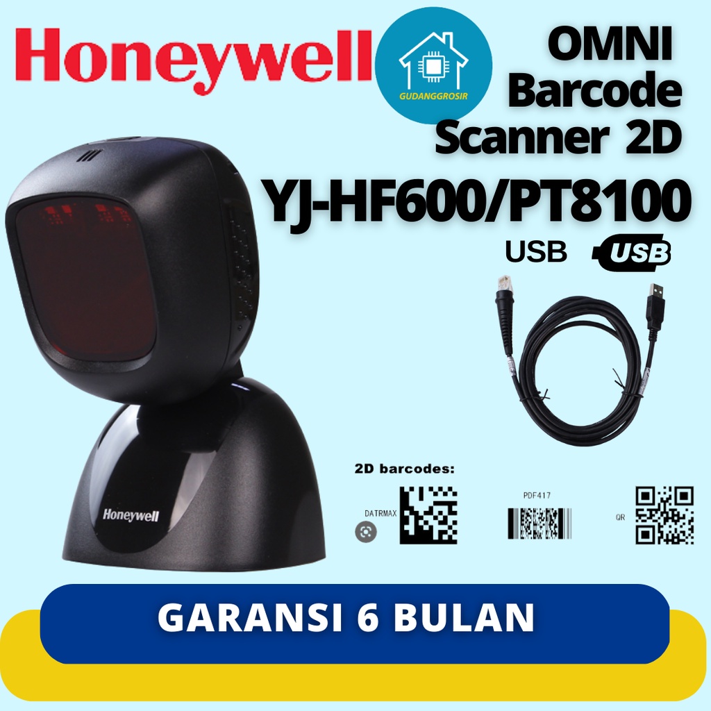 Jual Barcode Scanner Honeywell 2D YJ HF600 | Shopee Indonesia