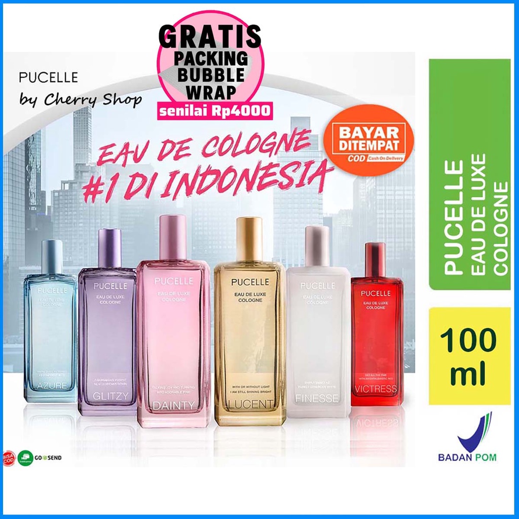 Jual [GRATIS BUBBLE WRAP + KARDUS | 100ML] Pucelle Eau De Luxe Cologne ...