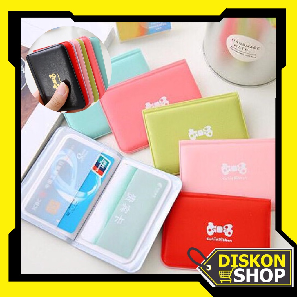 Jual Diskon Shop - D061 Dompet Kartu Cutie Ribbon / Dompet Kartu / Card ...