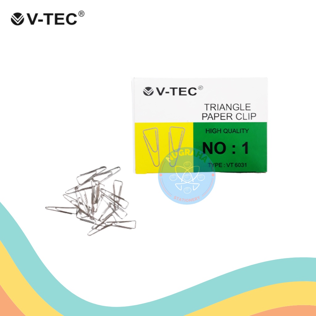 Jual PAPER CLIP V-TEC VT-6031 NO 1 (1 PCS) | Shopee Indonesia