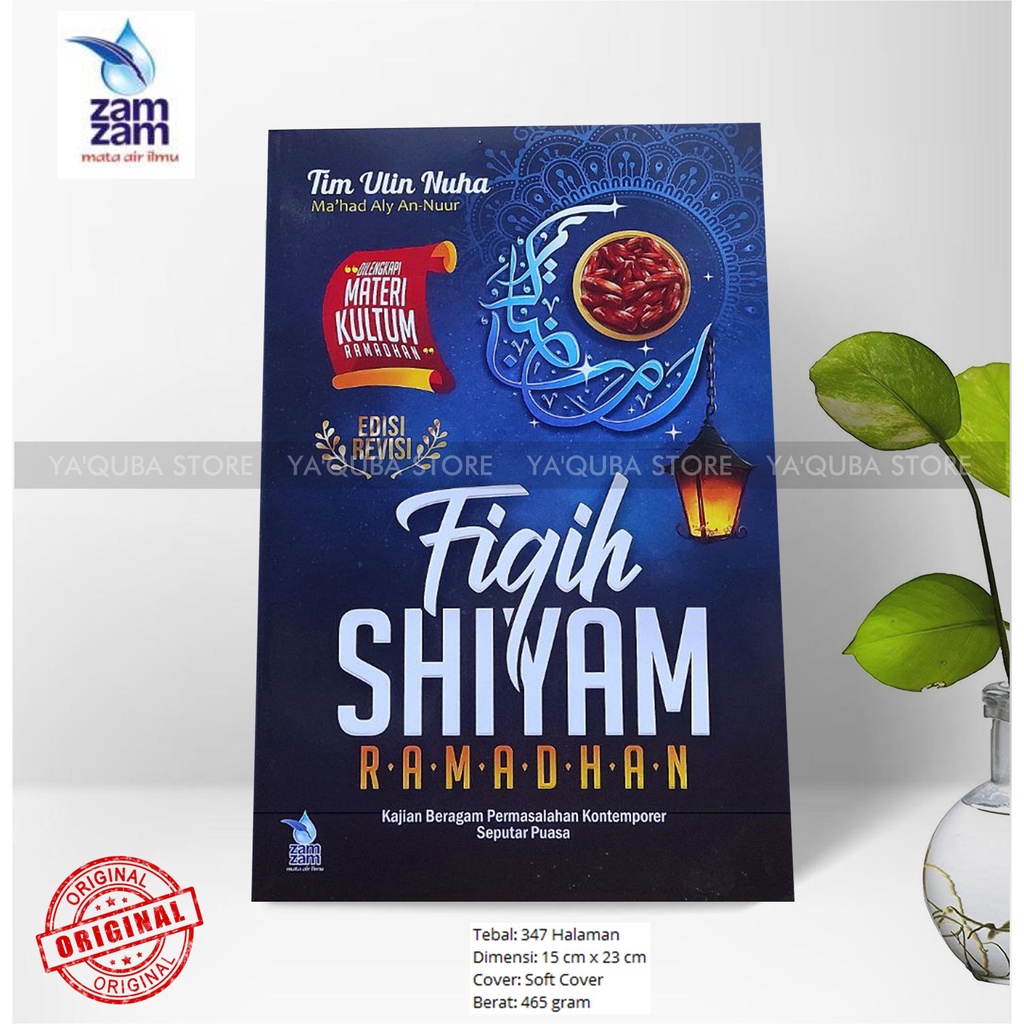 Jual [ ZAMZAM] BUKU FIQIH SHIYAM RAMADHAN TIM ULIN NUHA MA'HAD 'ALI AN ...