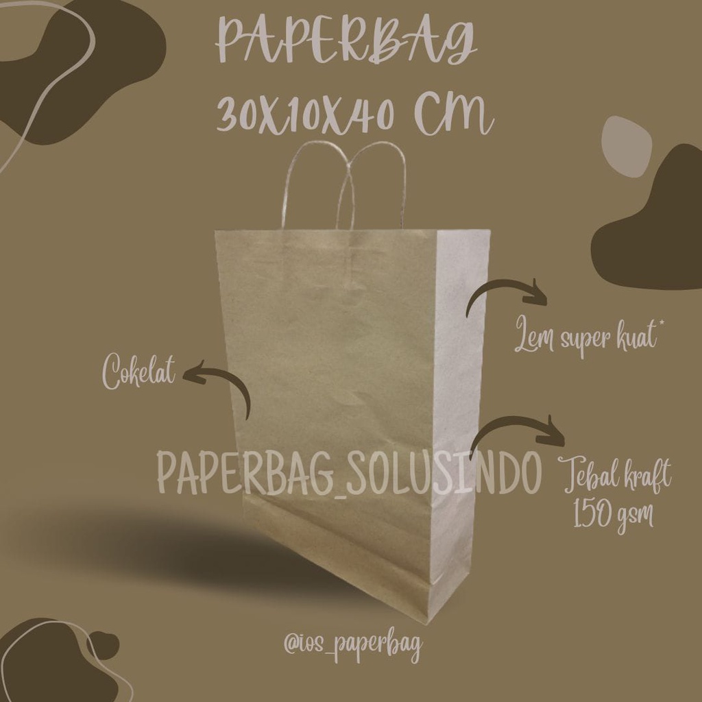 Jual Paperbag / Kantong Kertas / Kantong Belanja / Paper Bag Warna ...