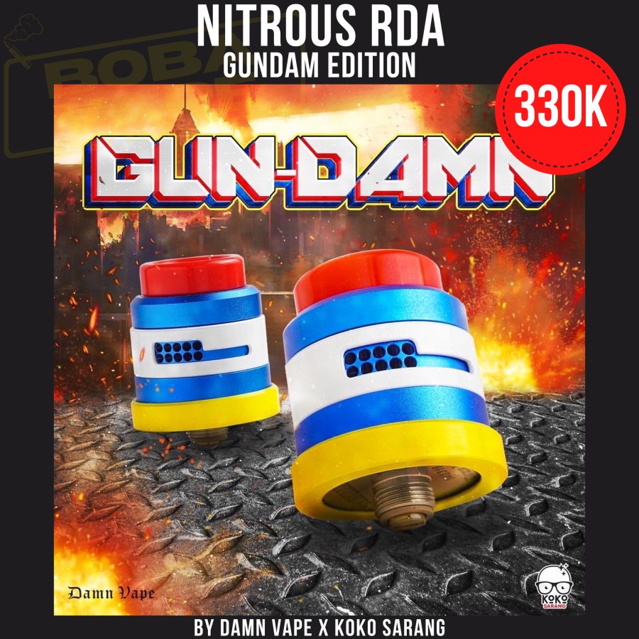 Jual NITROUS RDA DUAL CAP ONLY GUNDAM SERIES | Shopee Indonesia