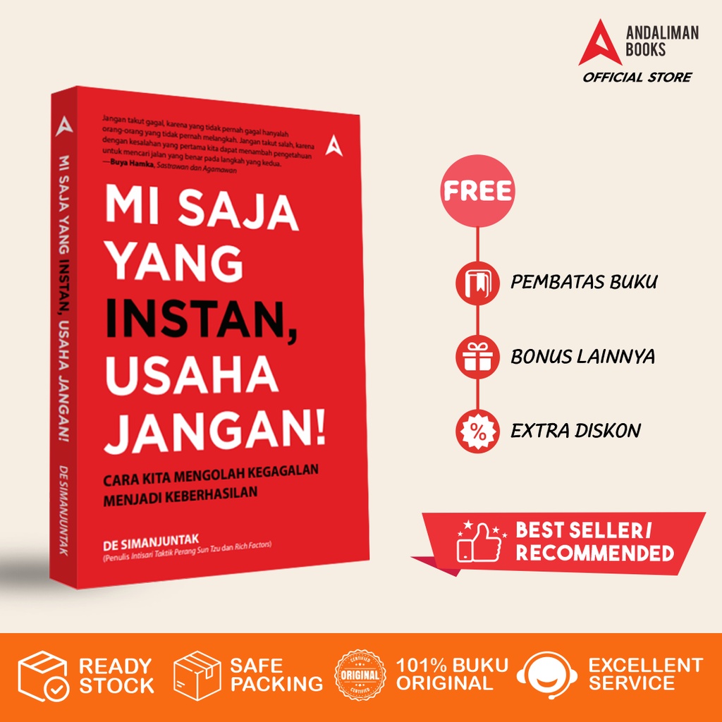 Jual Buku Motivasi-MI SAJA YANG INSTAN USAHA JANGAN! | Shopee Indonesia