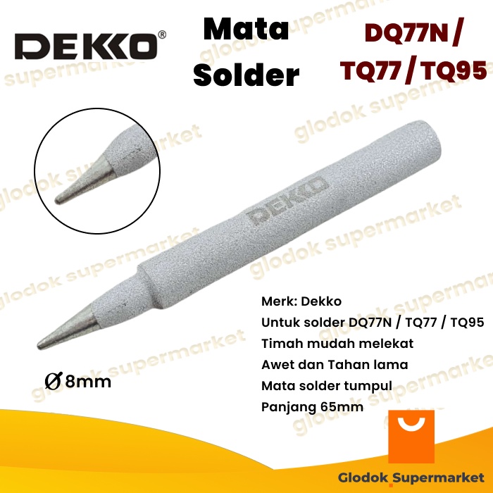 Jual Mata Solder Dekko DQ77N Solder Tip Original TQ77 TQ95 | Shopee ...