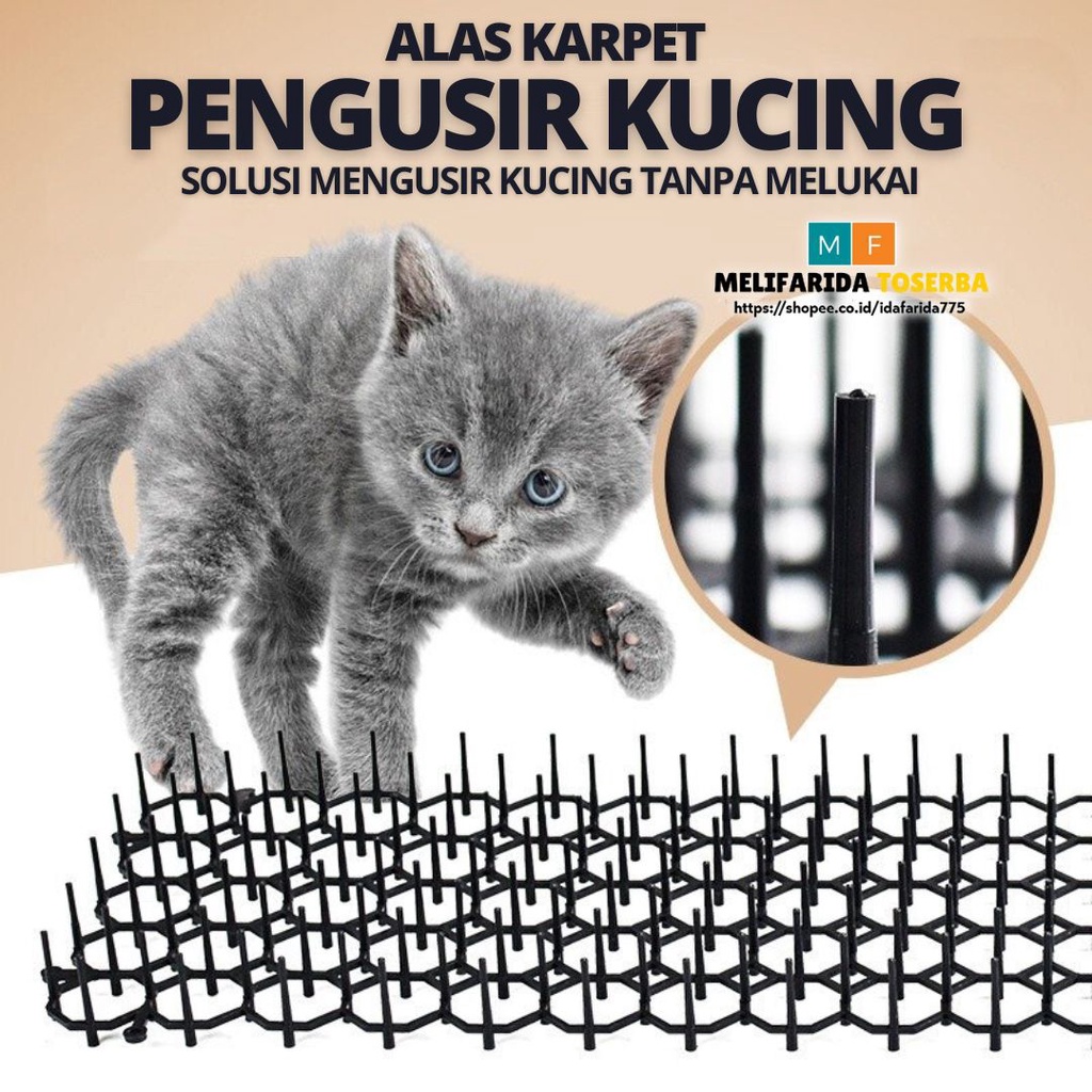 Jual Alat Pengusir Anti Kucing Anjing Matras Karpet Duri Paku Tanaman ...