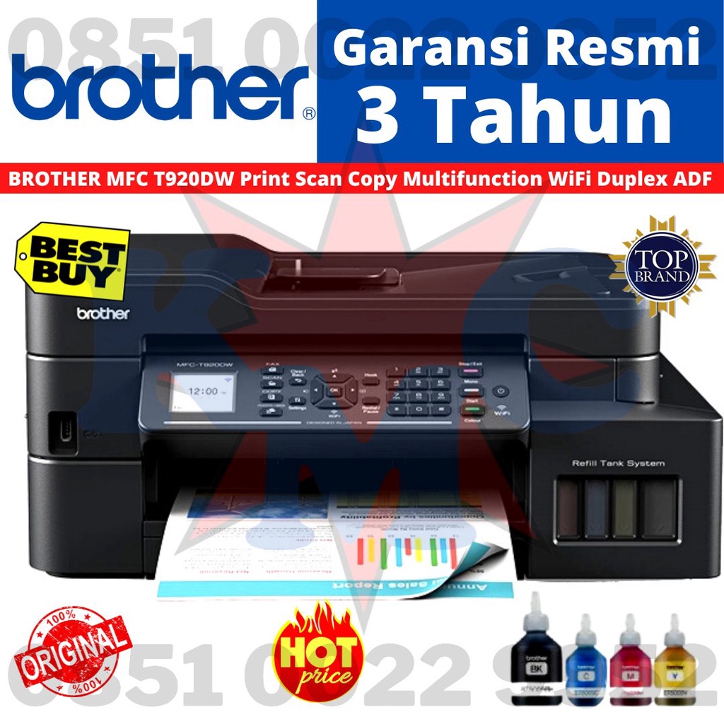 Jual BROTHER MFC T920DW T 920DW Print Scan Copy Multifunction WiFi ...