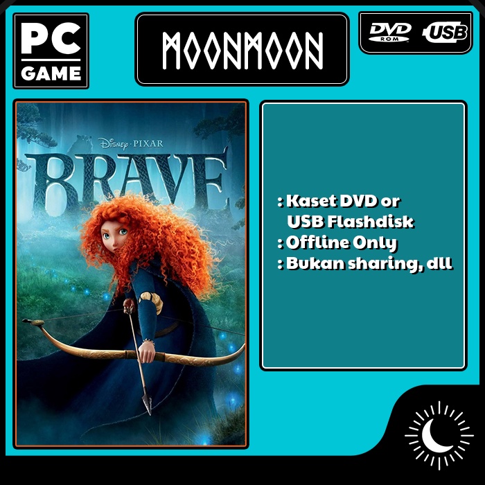 Jual Disney Pixar Brave: The Video Game (2012) Game PC Laptop | Shopee ...
