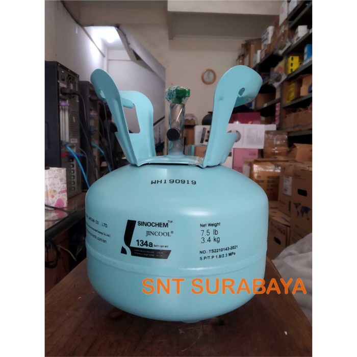 Jual Freon AC R134A 3Kg - Freon Jincool R134a - Freon AC 3kg R134 ...