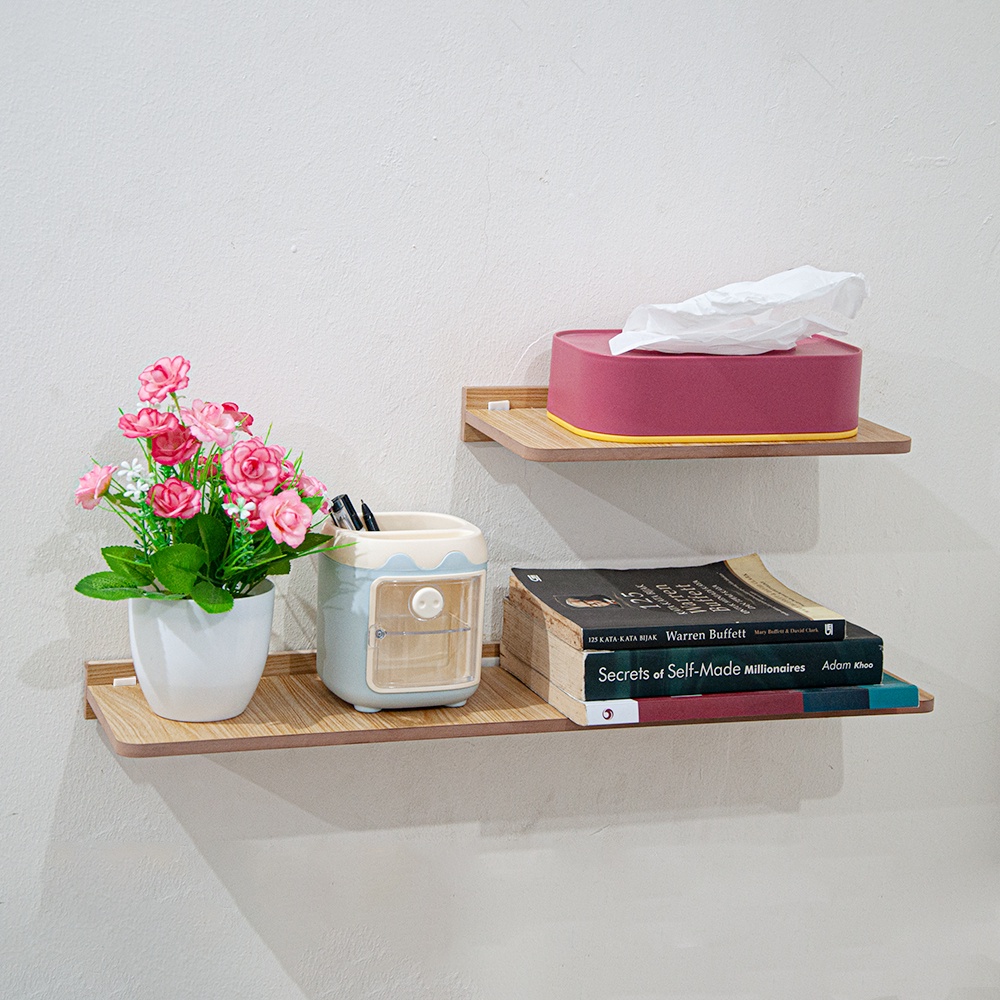 Jual Rak Ambalan Gantung Dinding Papan Hambalan Minimalis Kayu MDF ...