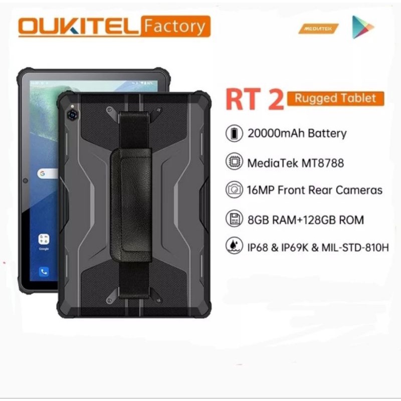 Jual Tablet Rugged Outdoor Oukitel RT2 4G Tahan Banting Tahan Air | Shopee Indonesia