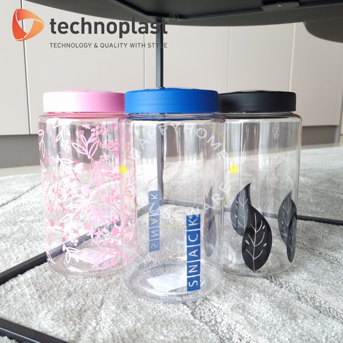 Jual GRANDE Canister 1280ml | Toples Plastik Tutup Drat Putar | Shopee Indonesia