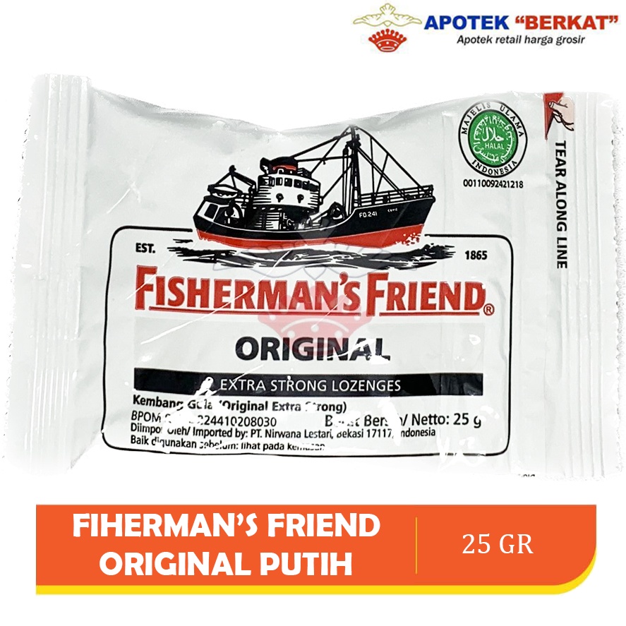 Jual Permen Fisherman's Friend Original 25 gram Aneka Rasa Fishermen ...