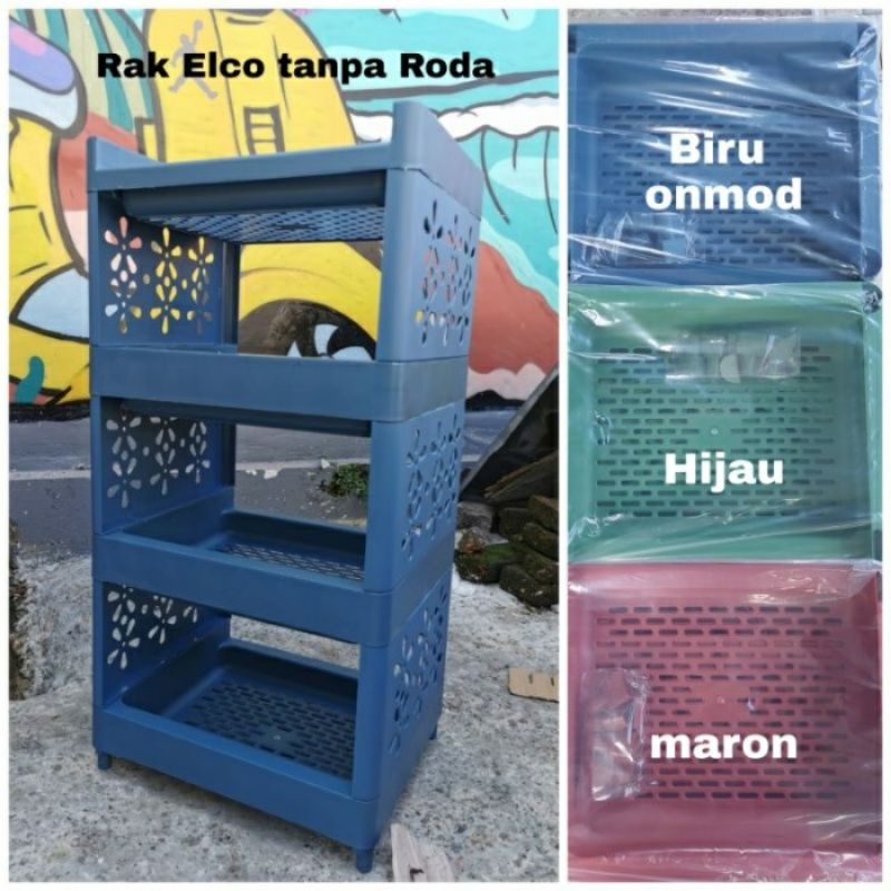 Jual RAK PLASTIK 4 SUSUN COCOK KOST | Shopee Indonesia