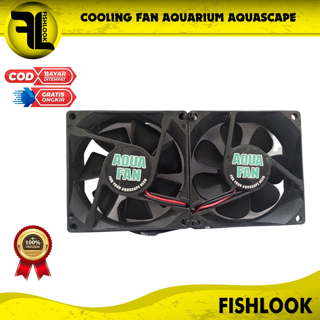 Jual single cooling fan Dual FAN kipas pendingin aquascape aquarium ...