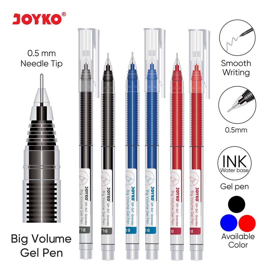 Jual Gel Pen Pulpen Pena Joyko GP-347 Grandez 0.5 mm | Shopee Indonesia