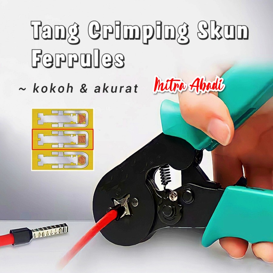 Jual Tang Crimping Skun Ferrules Kabel LAN Plier Network Cable RJ45 ...