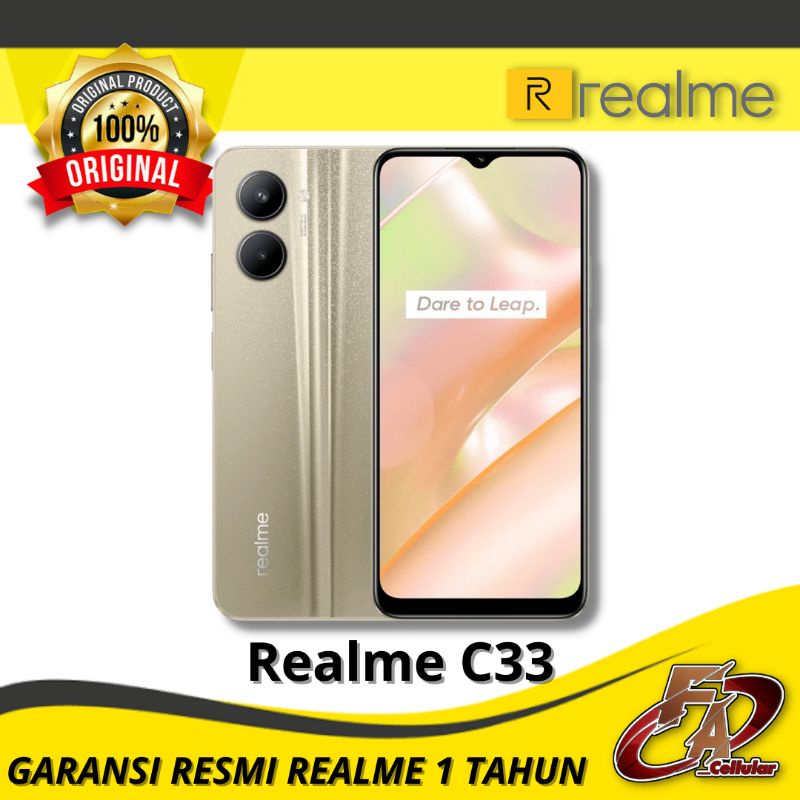 Jual Realme C33 4/64 & 3/32 - Garansi Resmi Realme Indonesia | Shopee ...