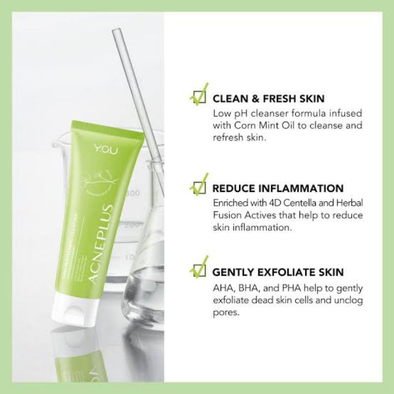 Jual YOU Acne Plus Series Cica Herbs Derma Solution | Shopee Indonesia