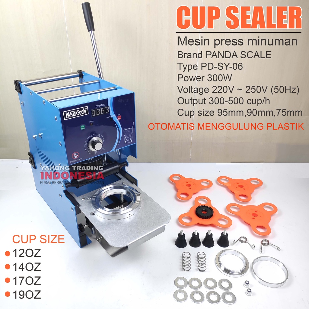 Jual Mesin Cup Sealer Alat Pres Gelas Minuman Press Cup Sealer PD SY 06 ...