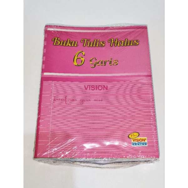 Jual BUKU HALUS 6 GARIS/ BUKU HALUS VISION GARIS 6/ BUKU HALUS/ BUKU ...