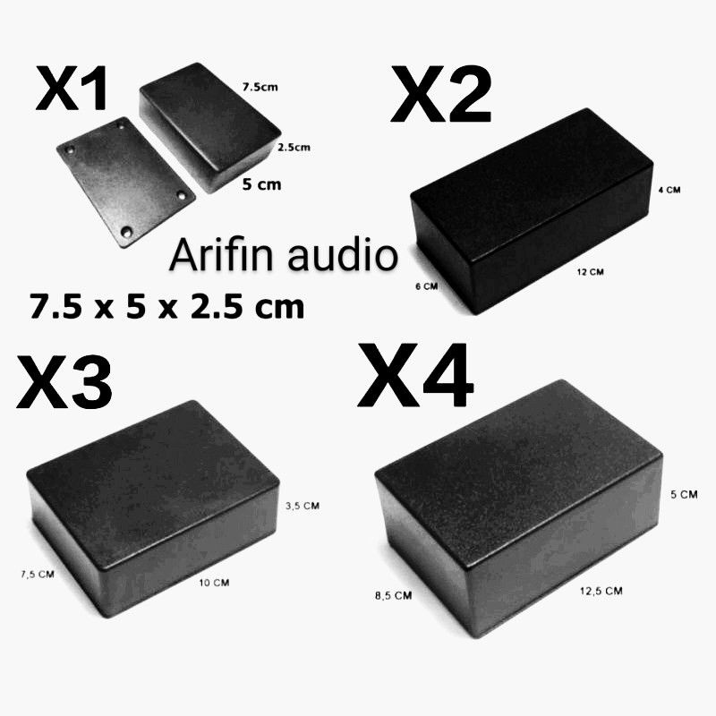 Jual Arifin audio - Box Project Multi Fungsi X1 X2 X3 X4 X5 X6 Kotak Elektronik DIY | Shopee ...