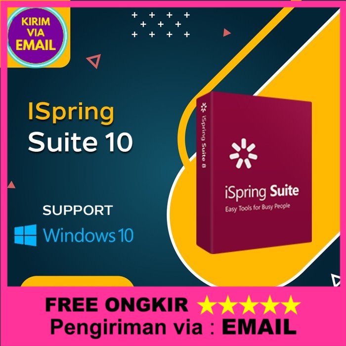 Jual ISpring Suite 10 Full Version Lifetime [Win] Lifetime | Shopee ...