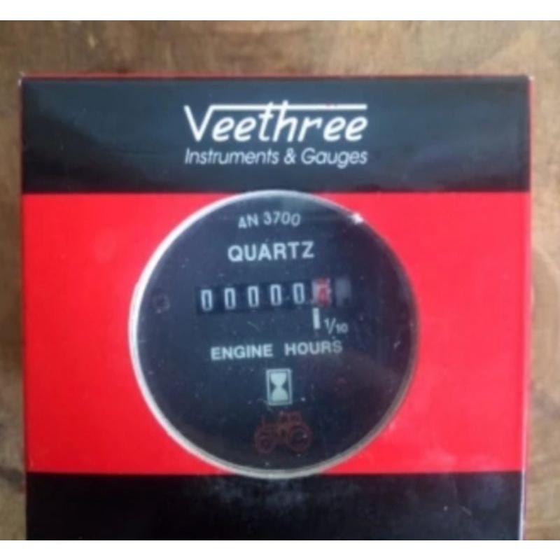 Jual Hour Meter VeeThree 4N3700 Hourmeter merk Veethree 10-28 Volt ...