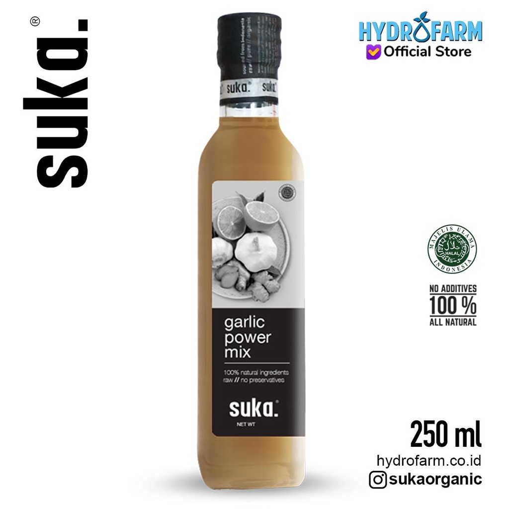 Jual Suka Brand - Garlic Power Mix / Jus Bawang Putih Herbal ( 250ml ...