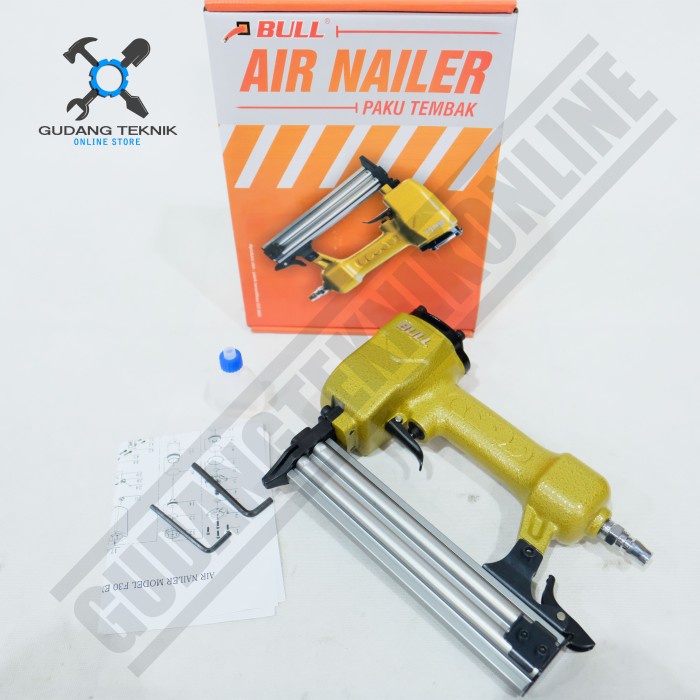Jual AIR NAILER Paku Tembak Angin Tipe Lurus F30 BULL / Mesin Staples Paku Tembak ANGIN Stapler ...