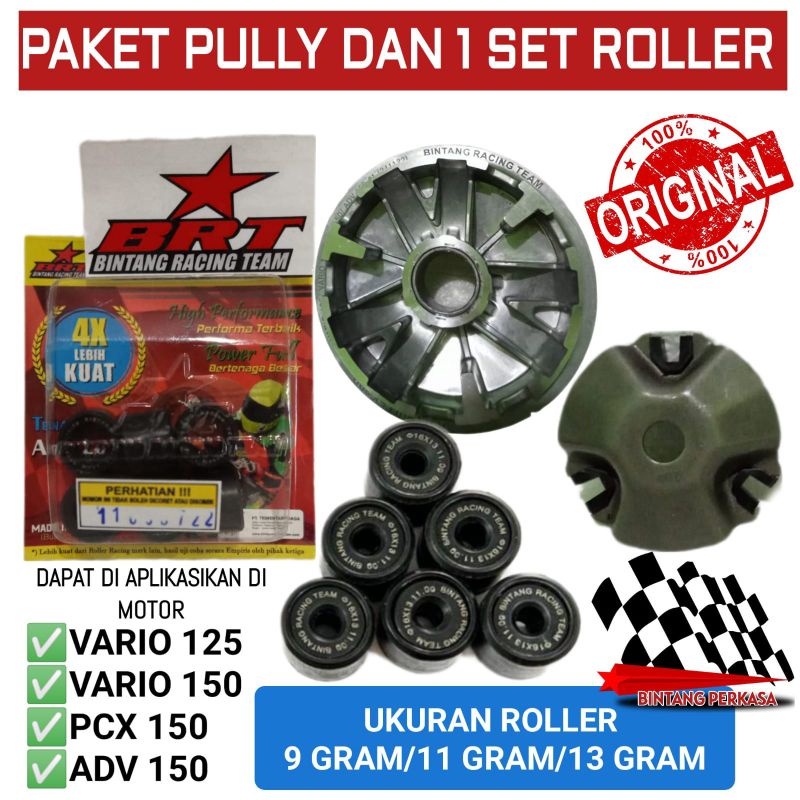 Jual Paket Super Pully Dan Roller Original BRT Rumah Roller Pcx 150 Adv ...