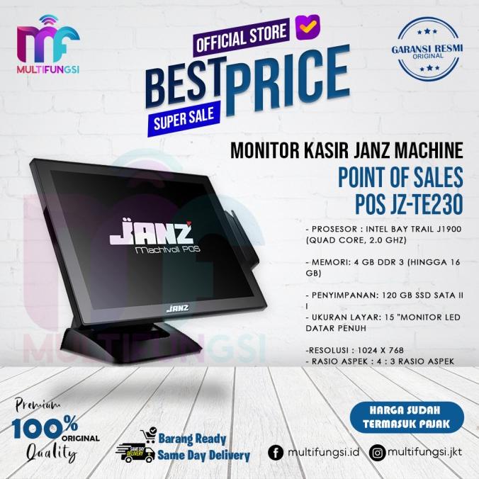 Jual Monitor Cashier JANZ Machine Point of Sales POS JZ-TE230 | Shopee ...