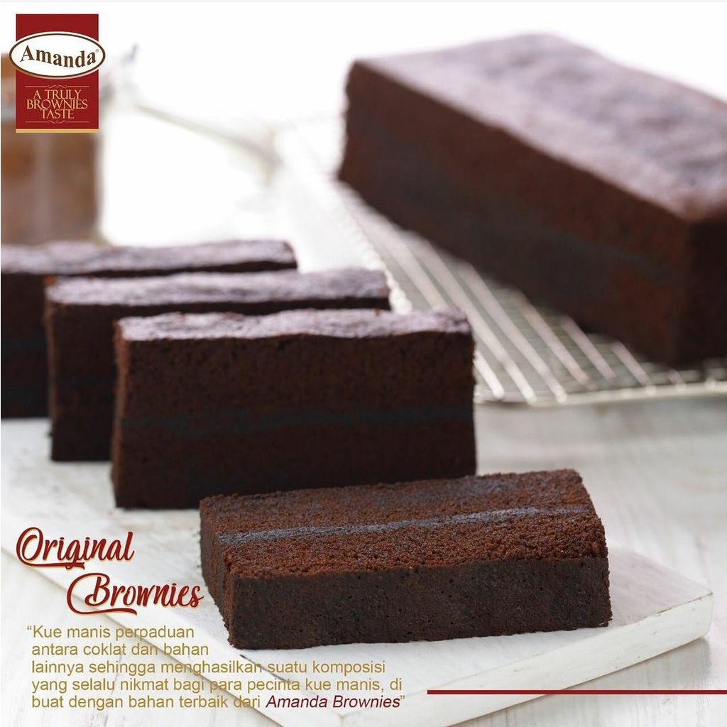 Jual BROWNIES AMANDA ORIGINAL BANDUNG/OLEH OLEH BANDUNG | Shopee Indonesia
