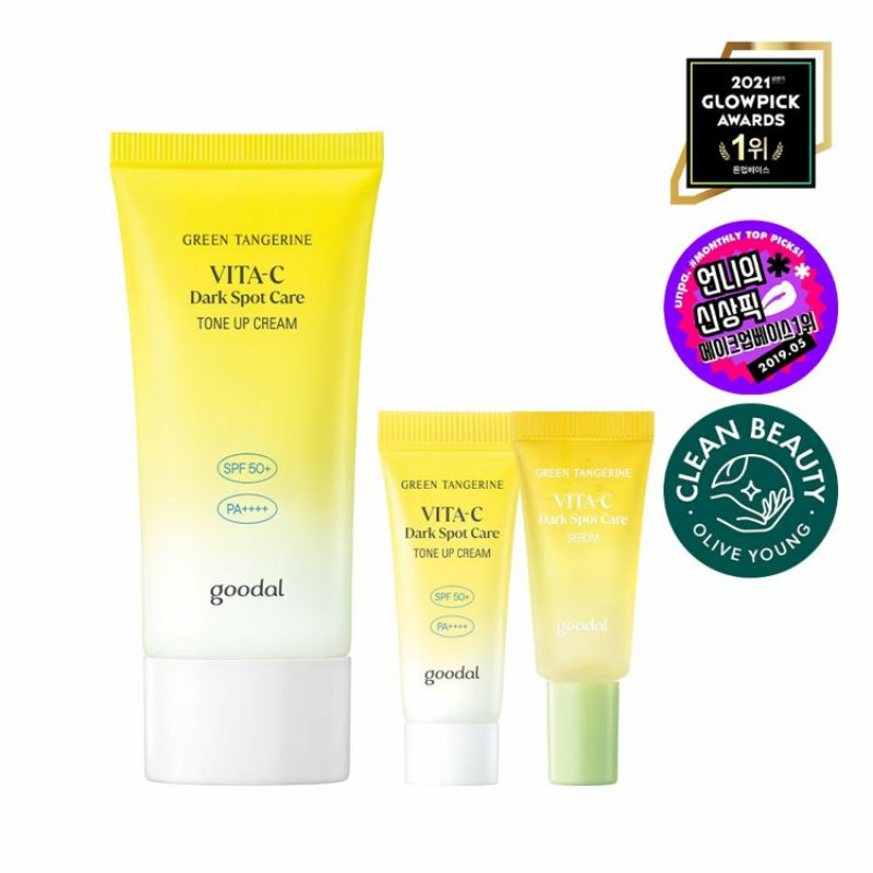 Jual goodal Green Tangerine Vita C Dark Spot Care Tone Up Cream 50mL ...