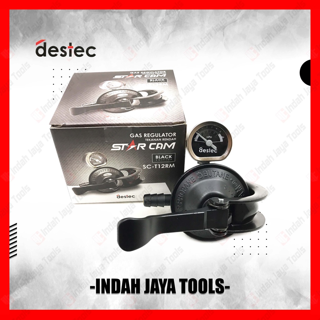 Jual DESTEC STARCAM SC-T12RM Regulator Gas LPG Tekanan Rendah Meter ...
