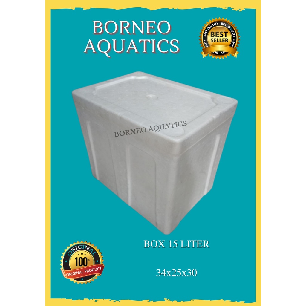 Jual BOX STYROFOAM 15 LITER // 34x25x30 // TEMPAT PENYIMPANAN MAKANAN ...