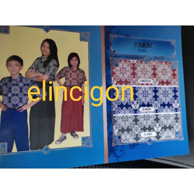 Jual BATIK SEKOLAH MOTIF PAKSI/BATIK SERAGAM METERAN | Shopee Indonesia