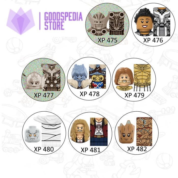 Jual Figure Mini KT1062 - Valkyrie Korg Zeus Gorr the God-Butcher ...