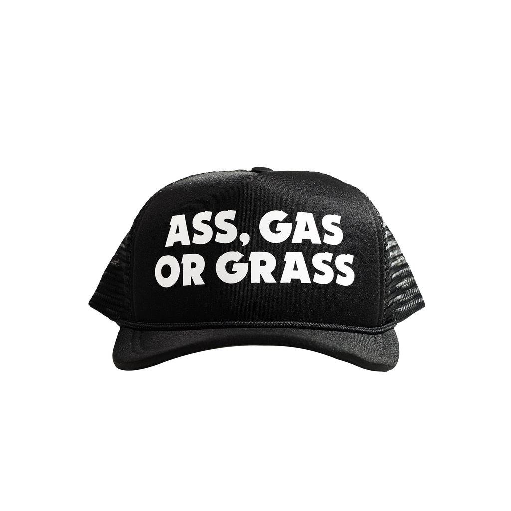 Jual Lawless - Ass, Gas or Grass Trucker - Black | Shopee Indonesia