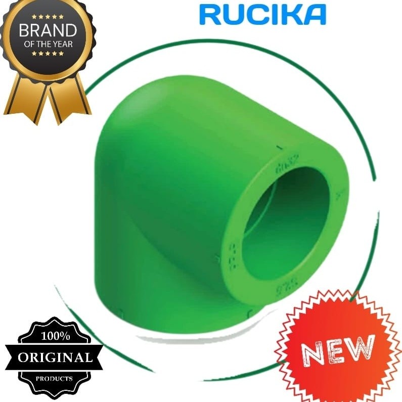 Jual KNEE KENI ELBOW 90° PPR 20mm 1/2 INCH - 50mm 11/2 INCH RUCIKA KELLEN GREEN | Shopee Indonesia
