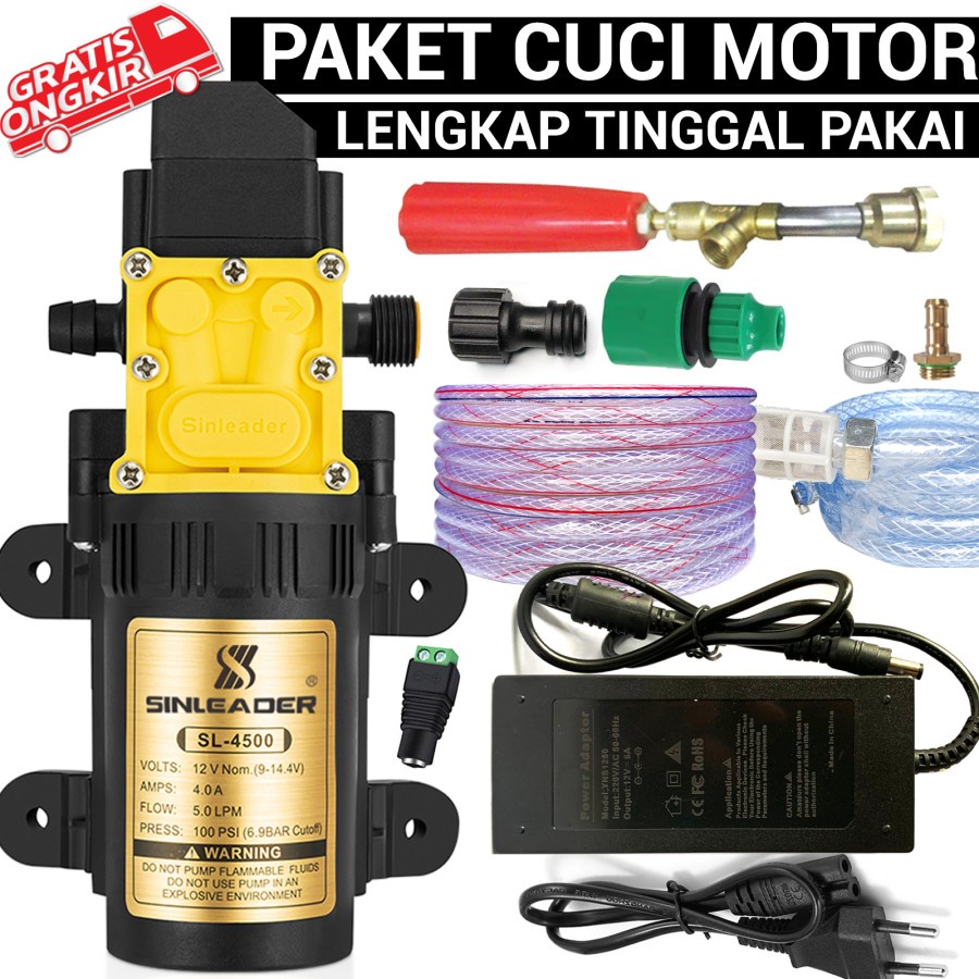 Jual Paket cuci motor Ac Steam Mobil Sinleader - Lengkap Tinggal pakai ...