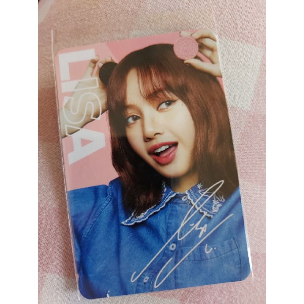 Jual PHOTOCARD LISA BLACKPINK OREO official / PC LISA OREO OFFICIAL ...