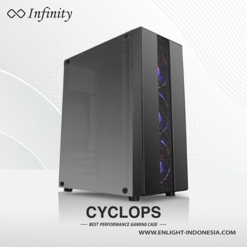 Jual CASING GAMING INFINITY CYCLOPS ATX - GAMING CASE INFINITY CYCLOPS ...