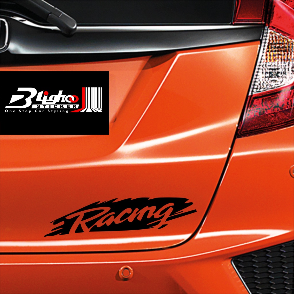 Jual STIKER MOBIL KEREN CUTTING STICKER MOBIL BUMPER RACING 30 cm MURAH ...